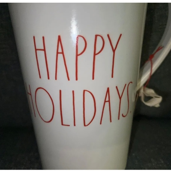 Rae Dunn | Dining | Rae Dunn Pitcher Happy Holidays White Red Christmas ...